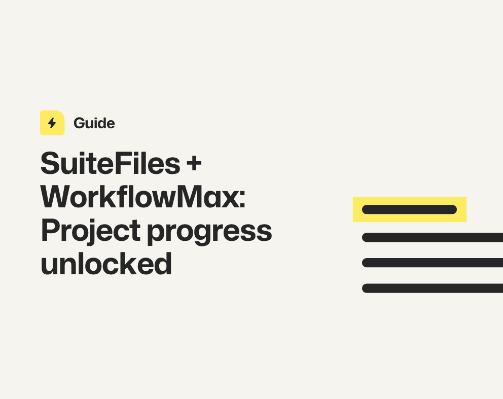 WorkflowMax x SuiteFiles - SuiteFiles