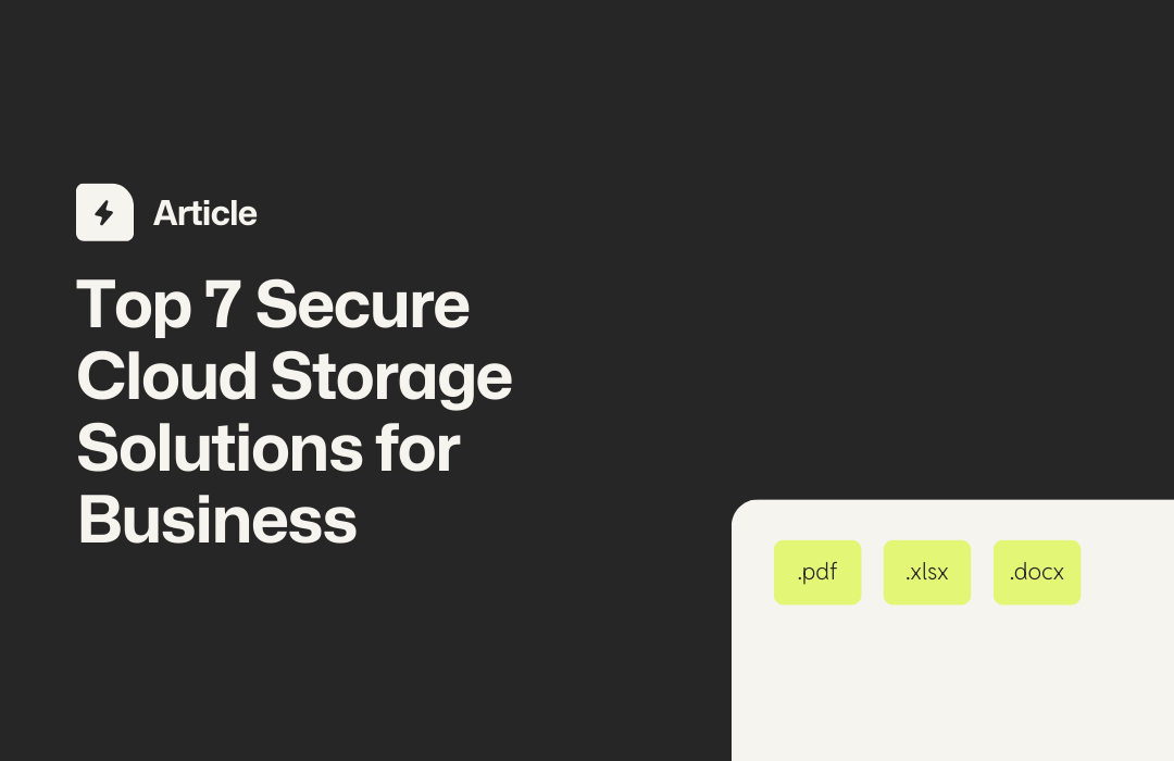 10 Most Secure Cloud Storage Solutions for Business (2026)
