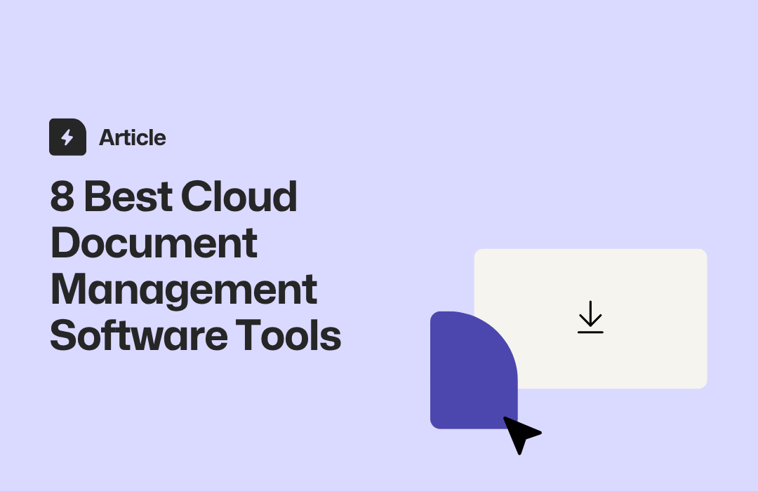 8 Best Cloud Document Management Platforms for 2025